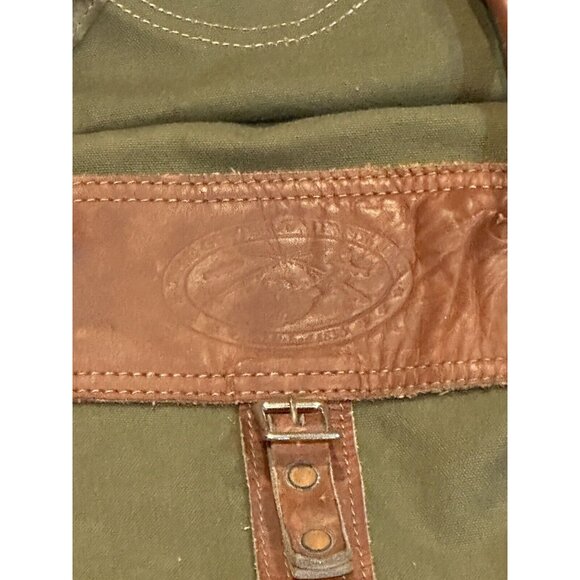 Bags | Vintage Orvis Battenkill Duffle Bag Green Canvas And Leather ...